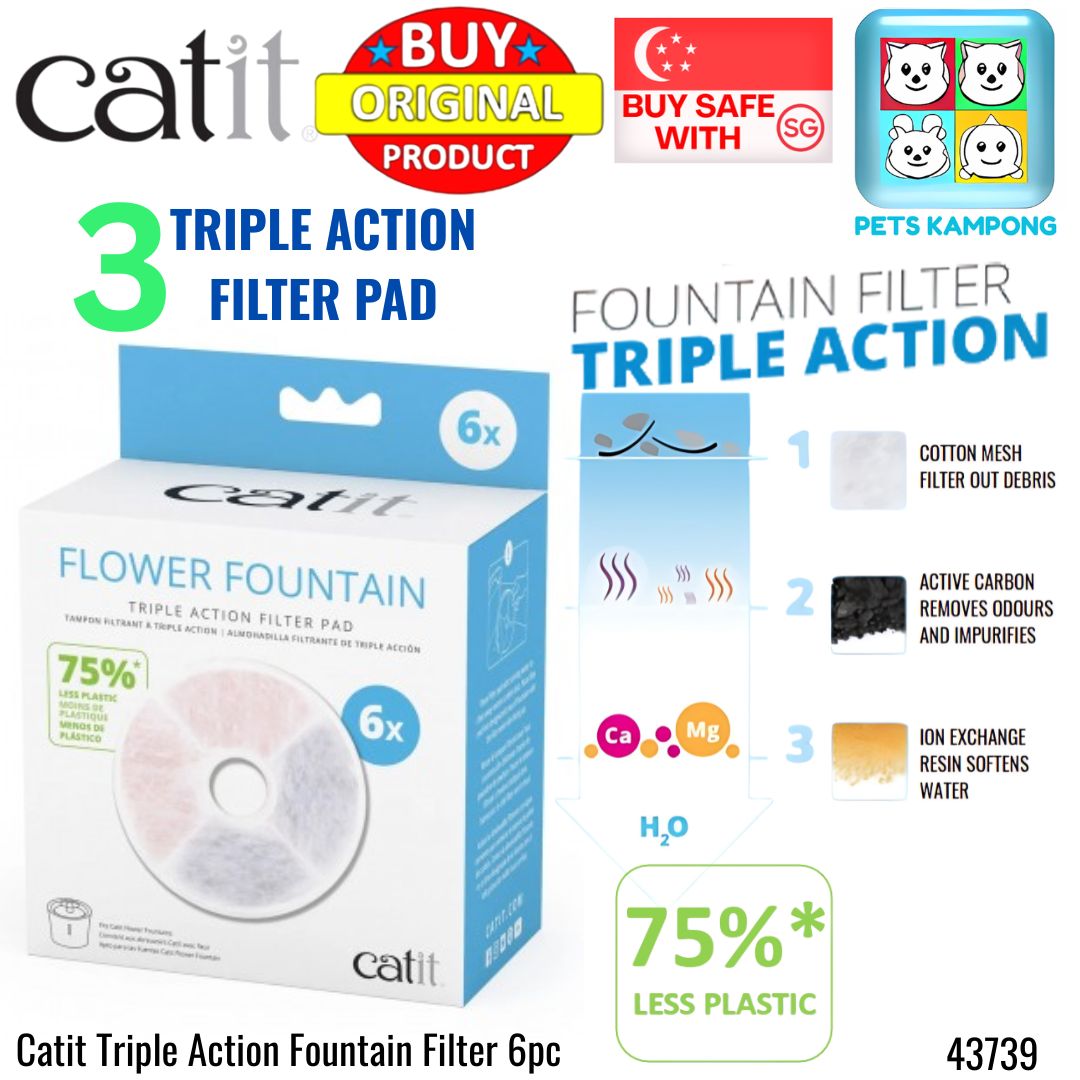 Catit Triple Action Filter 43739 – Pets Kampong SG