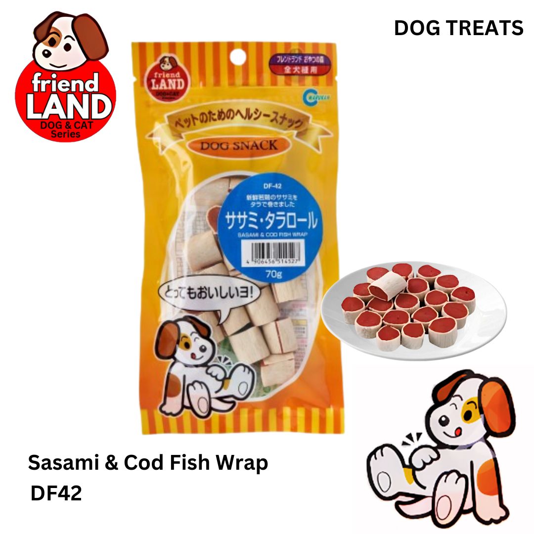Marukan Sasami & Cod Fish Wrap 70g [DF42] – Pets Kampong SG