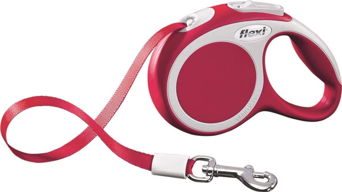 Flexi Vario Retractable Tape Leash Red - 4 Sizes – Pets Kampong SG