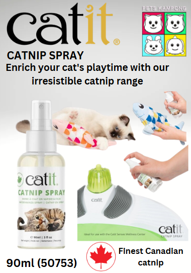 Catit Catnip Spray for Cats 90ml (50753) – Pets Kampong SG