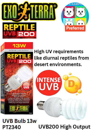 EXO TERRA Reptile UVB200 13W PT2340 – Pets Kampong SG